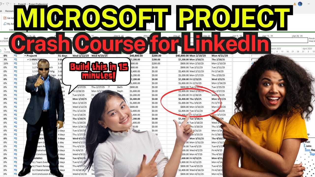 MS Project Crash Course for PMPs and CAPMs - YouTube