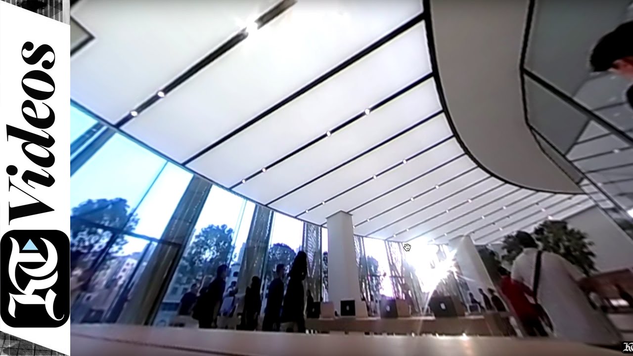 360 view: Inside Apple store in The Dubai Mall - YouTube