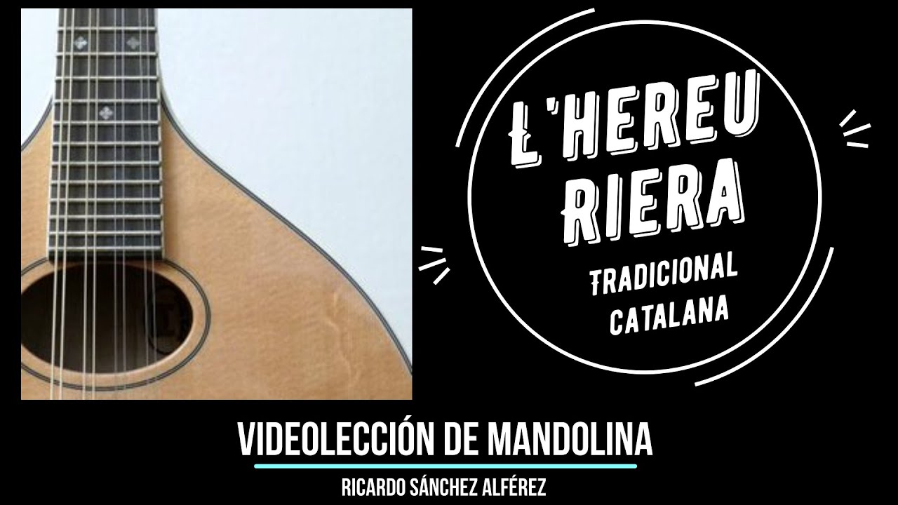 Tutorial de mandolina. L'Hereu Riera. - YouTube