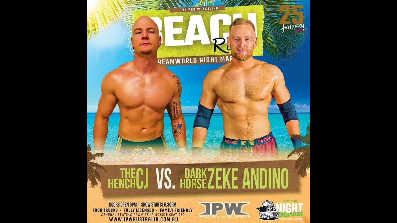 FIRST TIME EVER MATCH - "THE DARK HORSE" ZEKE ANDINO vs CJ - IPW ...