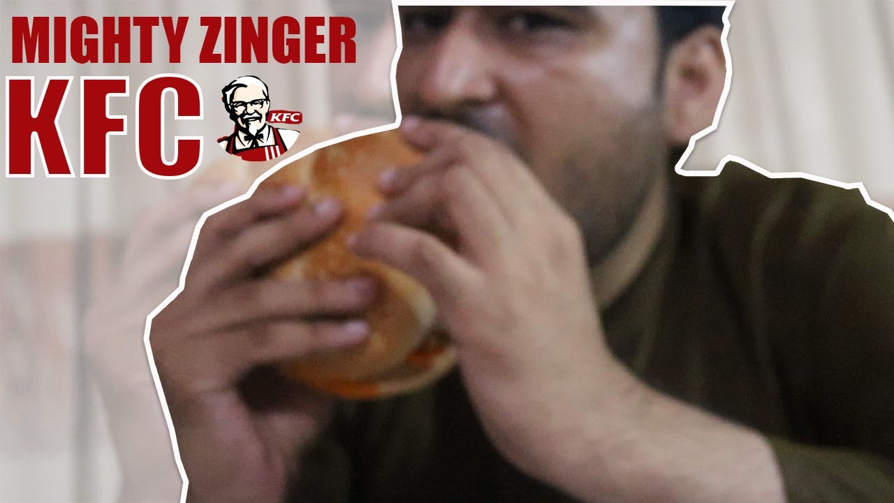 Mighty Zinger Burger Review KFC | KFC Mighty Zinger Burger | Daniyal rb ...