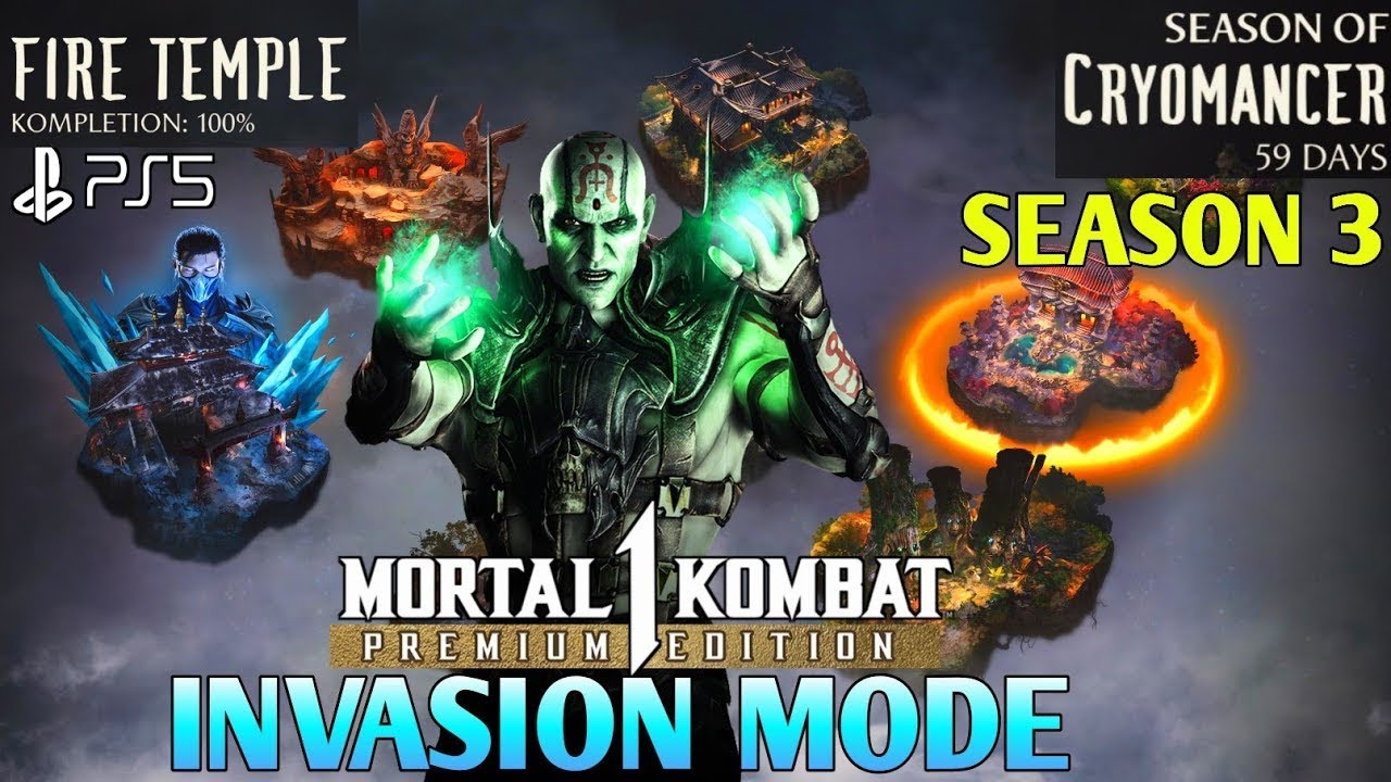Fire Temple Mortal Kombat 1 Invasions Season 3 | MK1 Quan Chi Gameplay ...