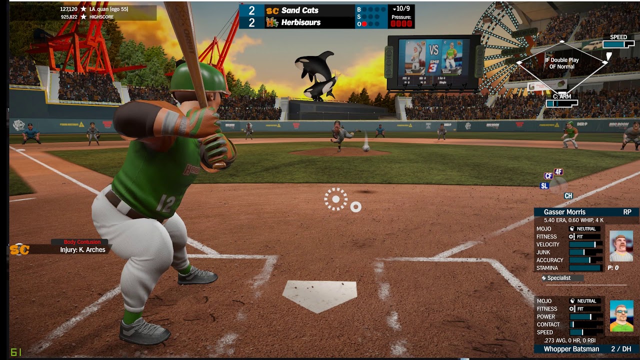 Small Ball | Super Mega Baseball 3 | Highlights | LA_quan - YouTube