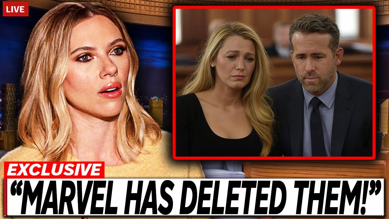 Blake Lively & Ryan Reynolds SCARED Scarlett Johansson REVEALS MARVEL ...