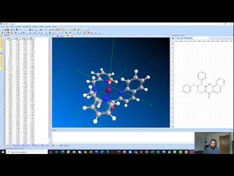 How to Align a molecule in x,y and z-axis in Chem3D - YouTube