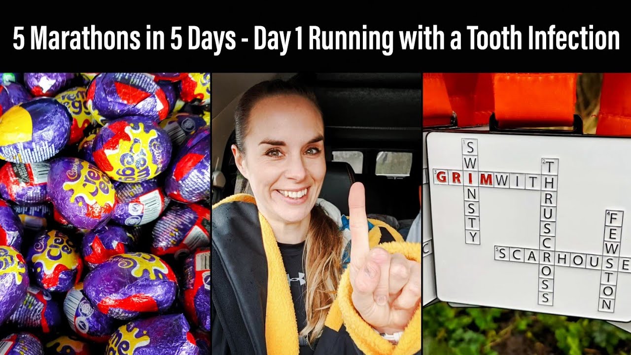 5 Marathons in 5 Days - Day 1. Running a Marathon on Double Antibiotics ...