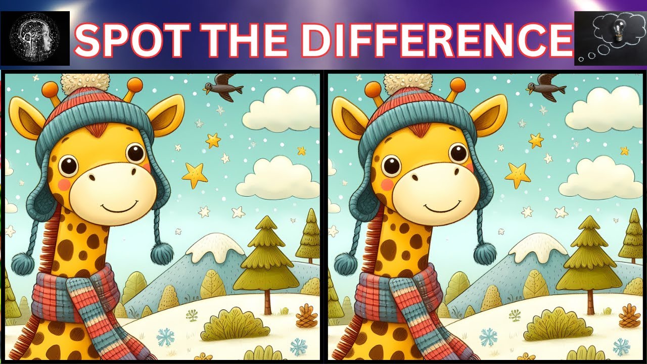 Mind Sharpening Challenge: Find the Difference Game [Spot the ...