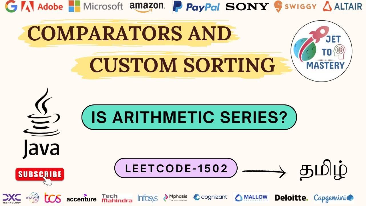 Is Arithmetic Series Leetcode 1502 Data Structure And Algorithms 3234