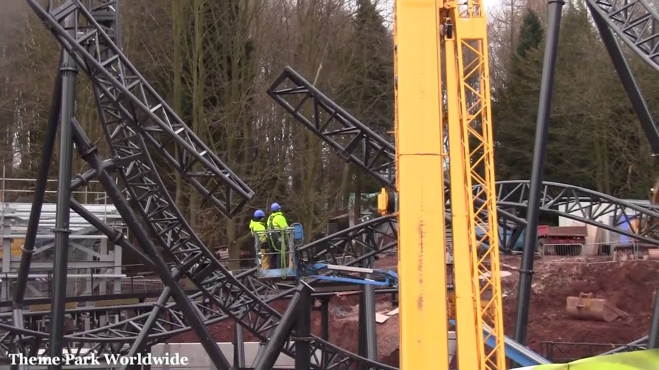 The Smiler Construction Update Part 5 - 21/03/13 - Alton Towers - YouTube