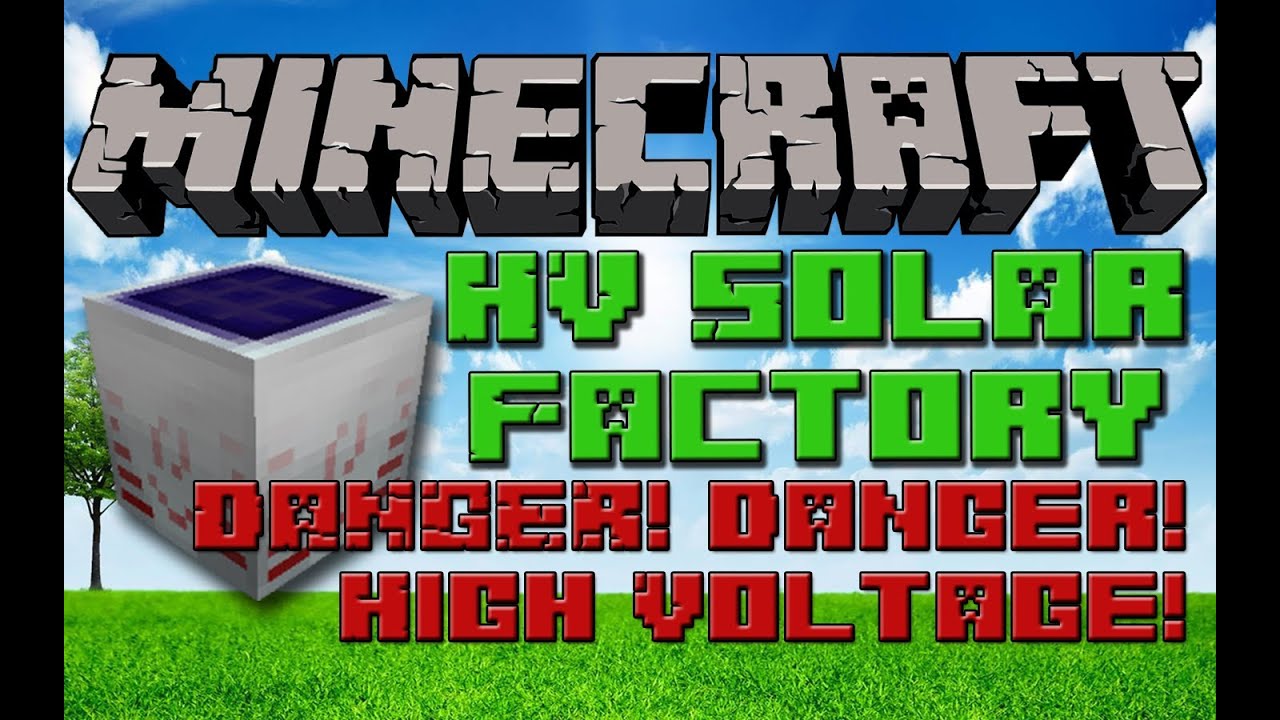 Minecraft Tekkit HV Solar Factory - #3: DANGER! DANGER! High Voltage! - YouTube