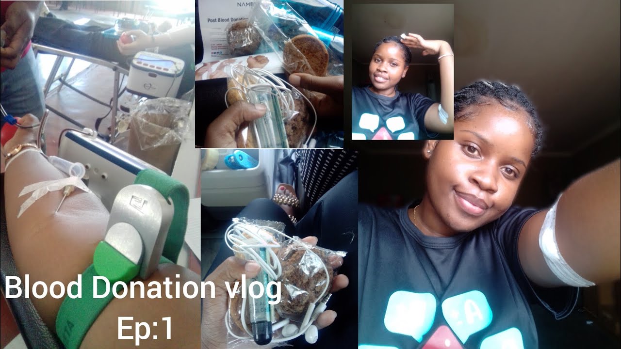 Blood Donation vlog ep:1•||Namibian YouTuber - YouTube