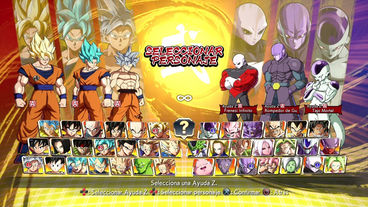 Dragon Ball Fighterz All Goku vs The Most Powerful Rivals - YouTube