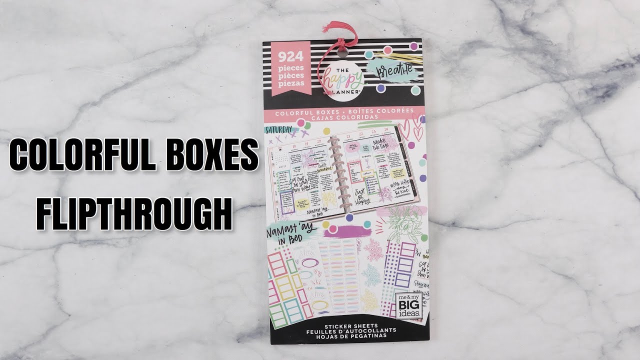 Colorful Boxes 3 STICKER BOOK FLIPTHROUGH | At Home With Quita - YouTube
