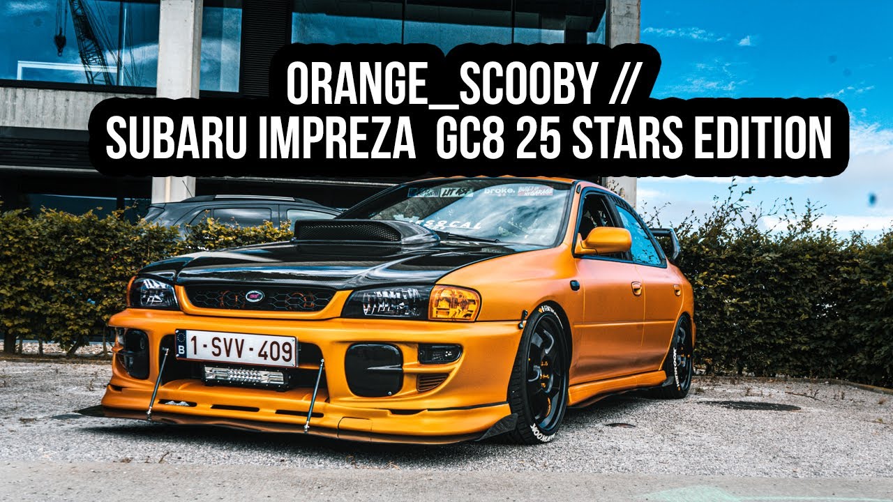 orange_scooby // Subaru Impreza GC8 25 stars edition - YouTube