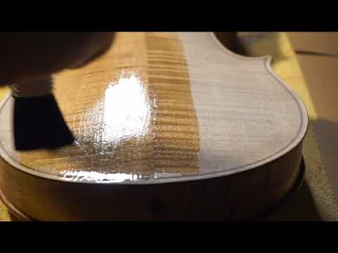 1 - Violin Varnish Italy - Ground Varnish Application - YouTube