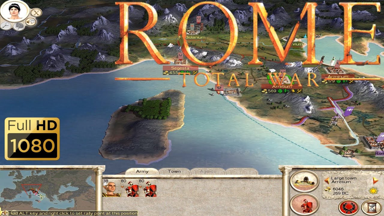 Rome Total War (2004) - Gameplay (PC/Win 10) [1080p60FPS] - YouTube
