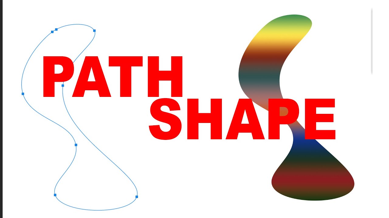 Photoshop Vector Paths To Shapes Tutorial - YouTube