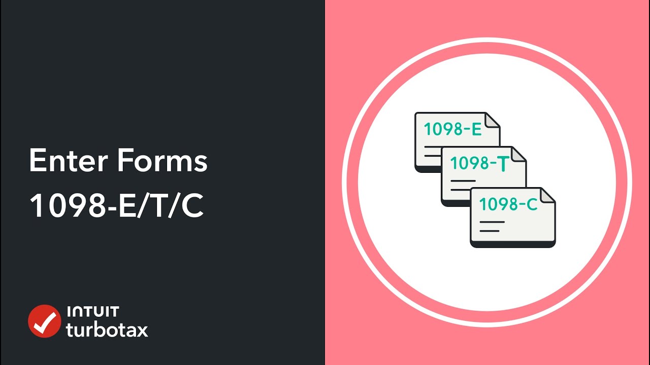 Where do I enter tax forms 1098-E, T, or C in TurboTax Online ...