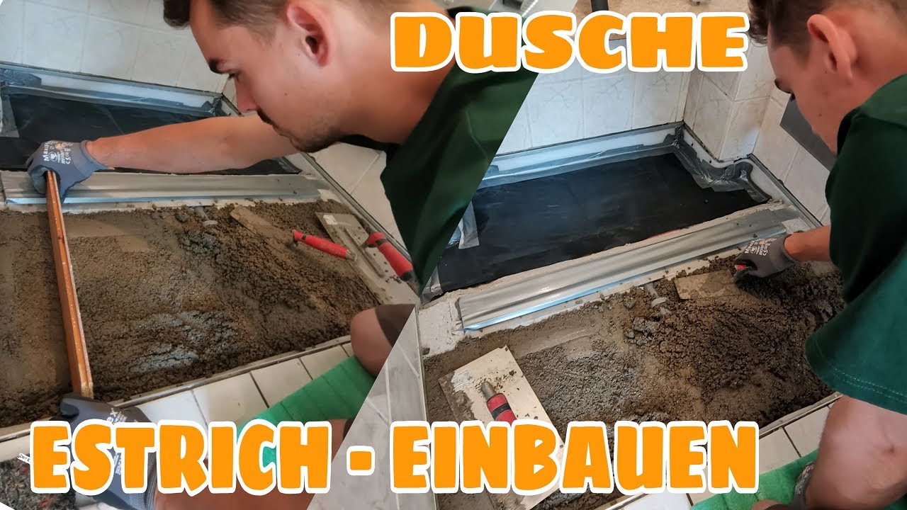 Fabelhafte Dusche Estrich Geflle Ebenbild