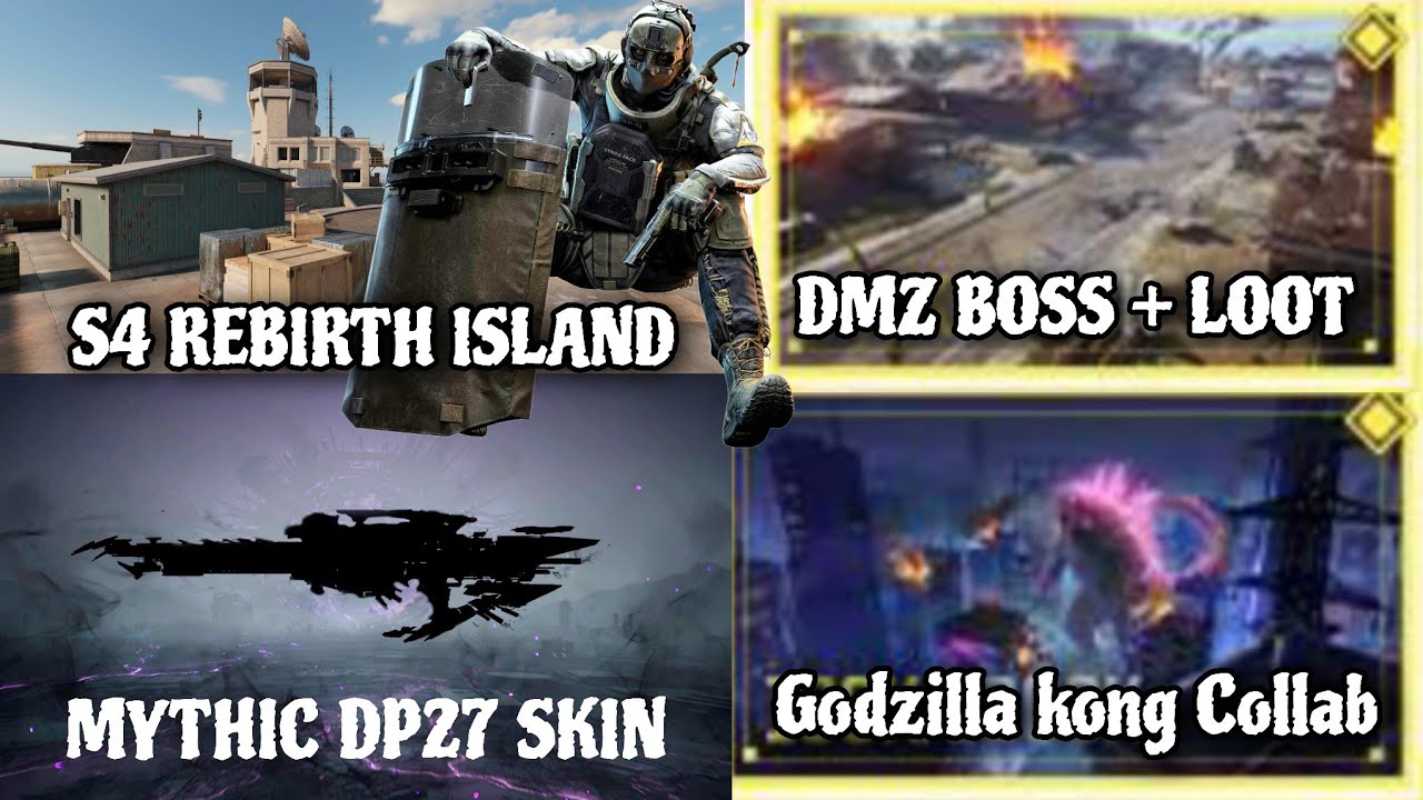 Season 4 Leaks | Season 4 Rebirth island Map+Dmz New Boss+Mythic Dp27 ...