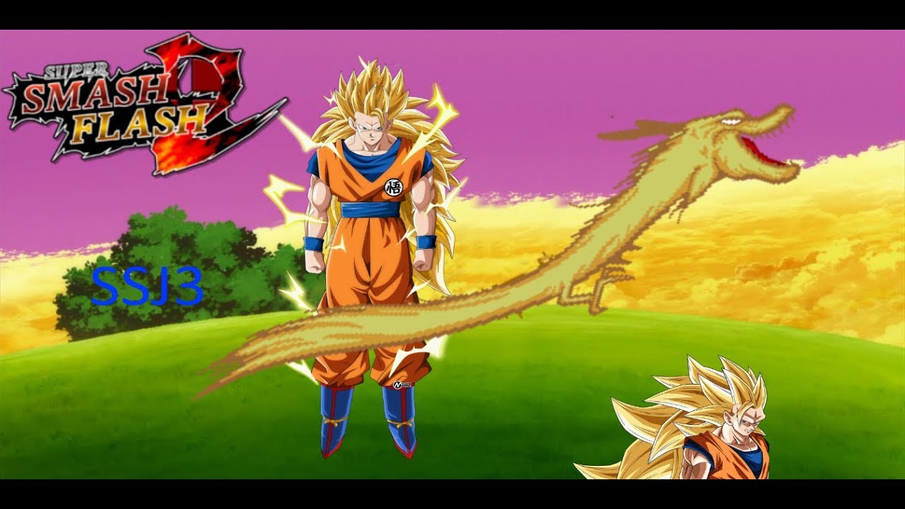 SSF2 beta mods Goku SSJ3 terminado! link descripition - YouTube
