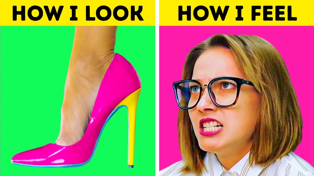 FUNNY GIRLY PROBLEMS YOU CAN RELATE || 5-Minute Recipes To Overcome ...