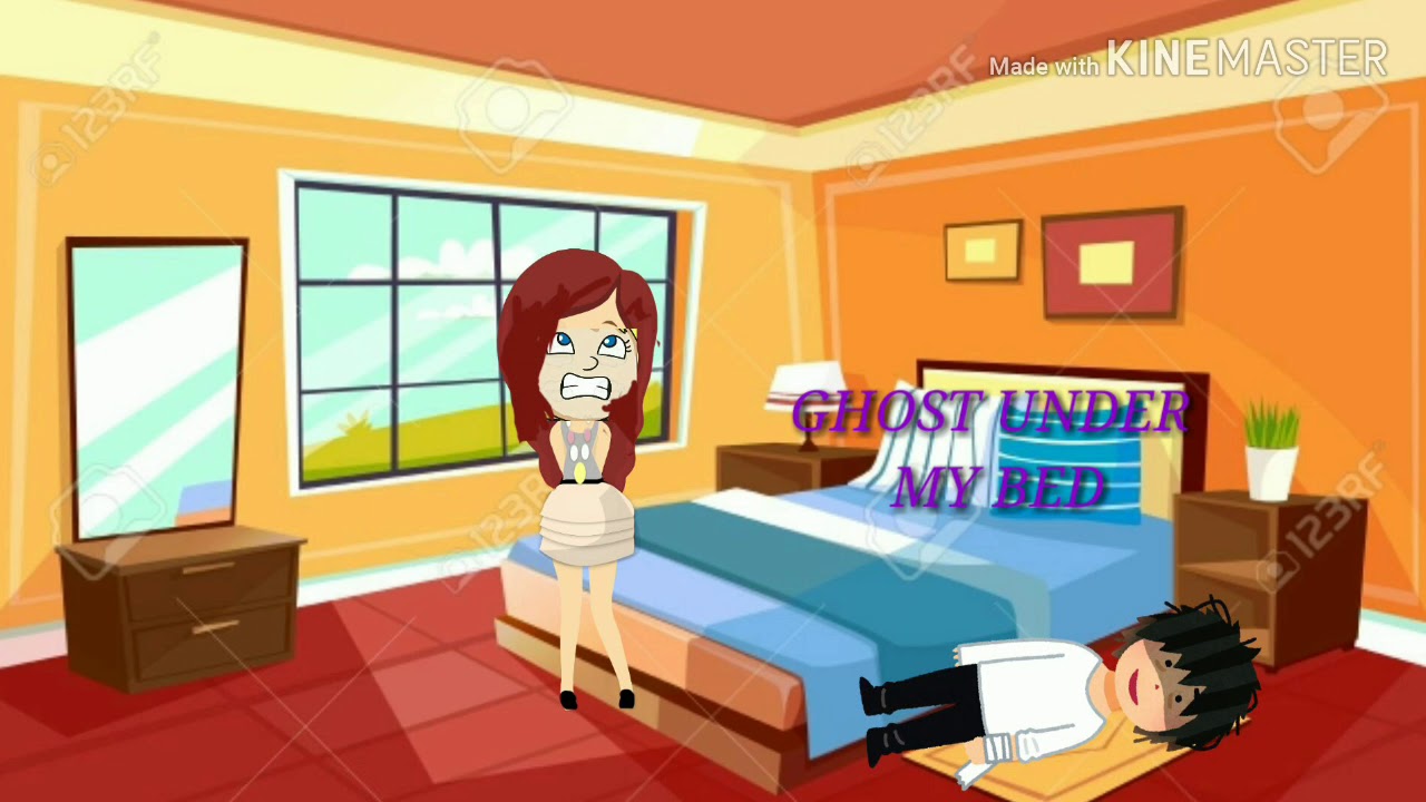 Ghost under my bed #horror animations - YouTube
