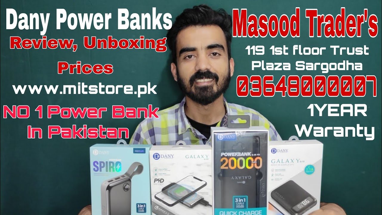 Dany Power Banks Quick Charge PB. Unboxing Review and Price in Market ...