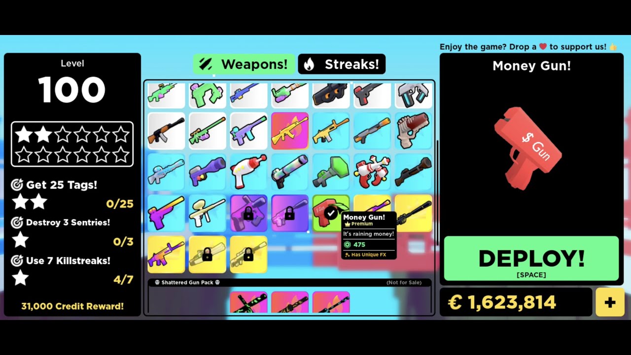 Money Gun Review - Roblox Big Paintball (4K) - YouTube