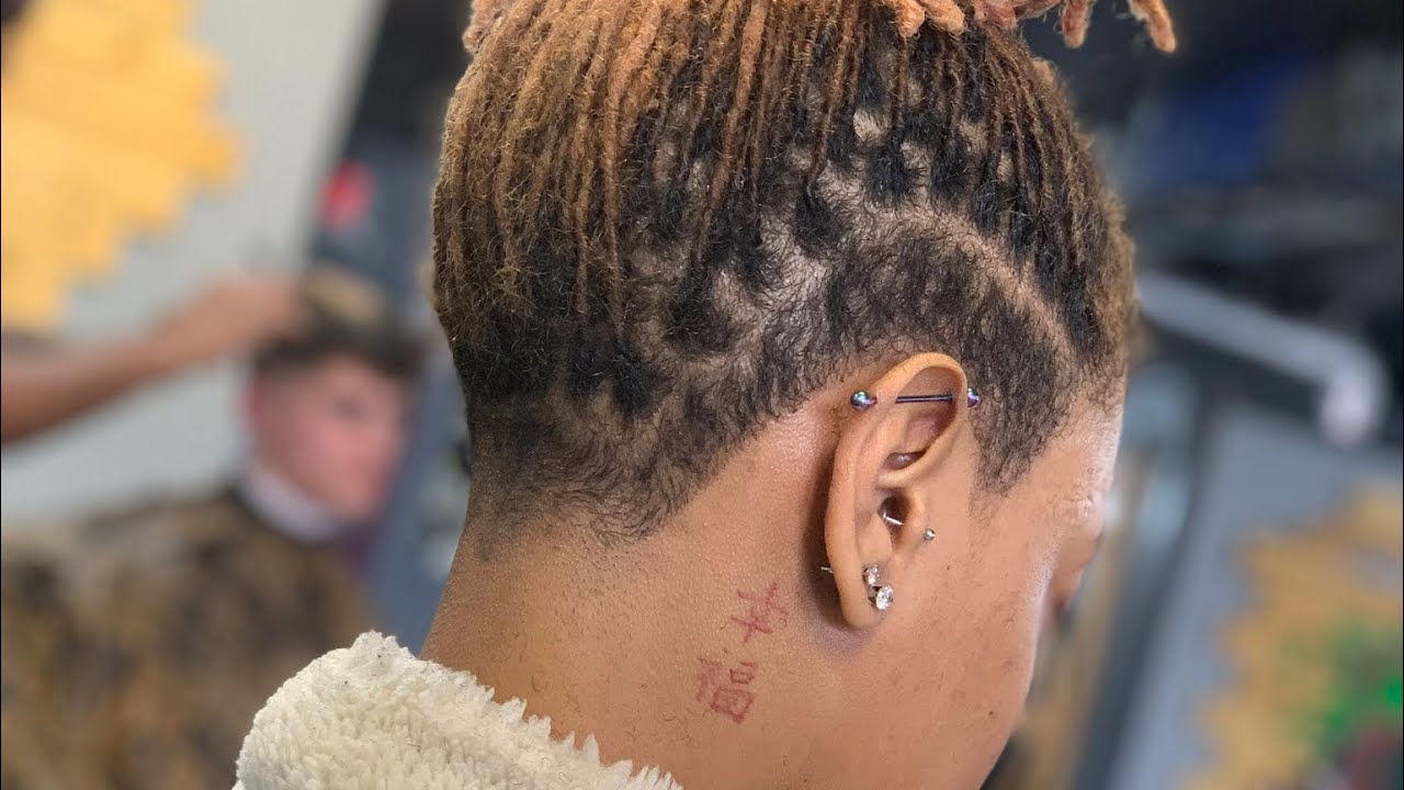 I GOT AN UNDERCUT WITH MY LOCS!!!!! - YouTube