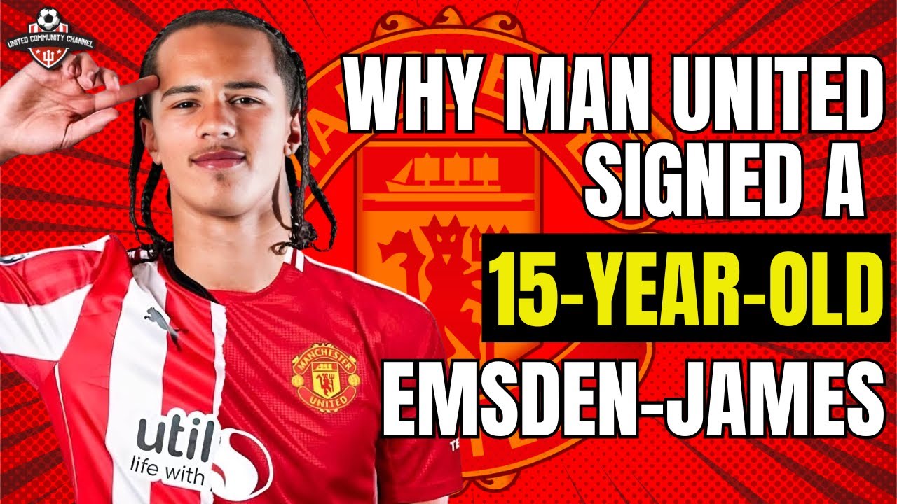 Why Man United Signed 15-Year-Old Wonderkid Harley Emsden-James - YouTube
