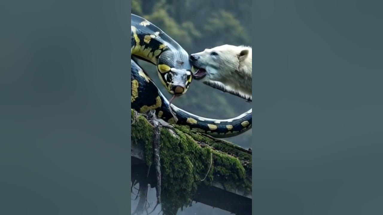 Polar Bears Fear No Pythons#zoon#Wild animal#Animalwars#Animalworld # ...