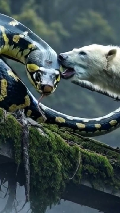 Polar Bears Fear No Pythons#zoon#Wild animal#Animalwars#Animalworld # ...