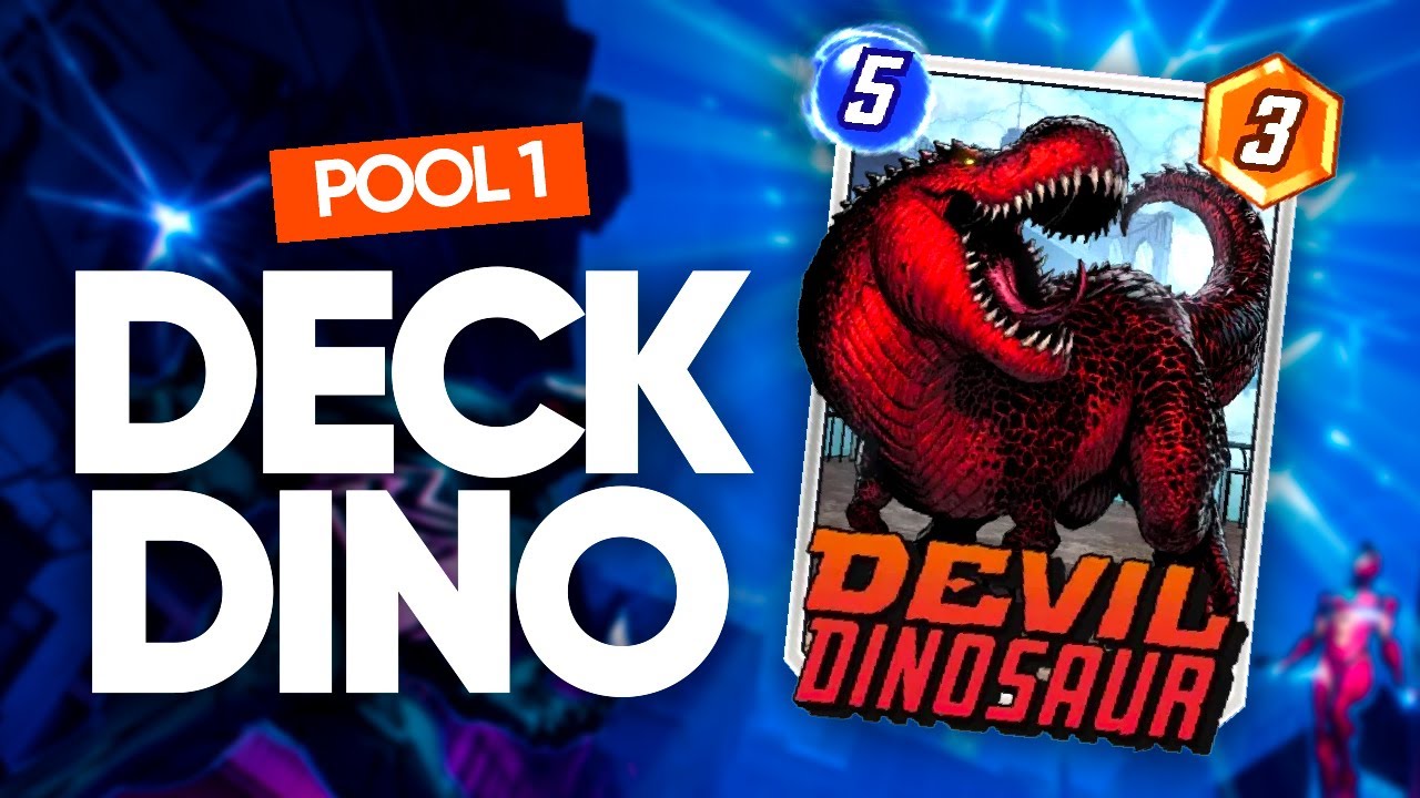 DECK MARVEL SNAP DÉBUTANT - DEVIL DINOSAUR POOL 1 - YouTube