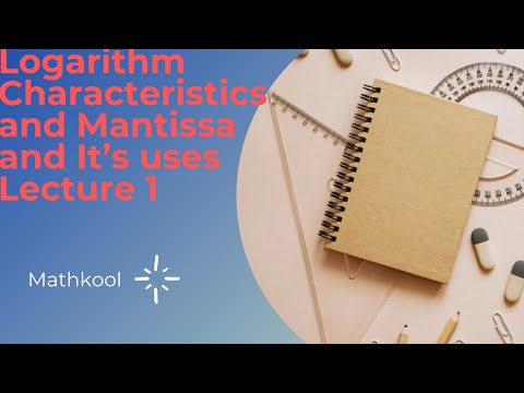 Characteristic and Mantissa part 1 - YouTube