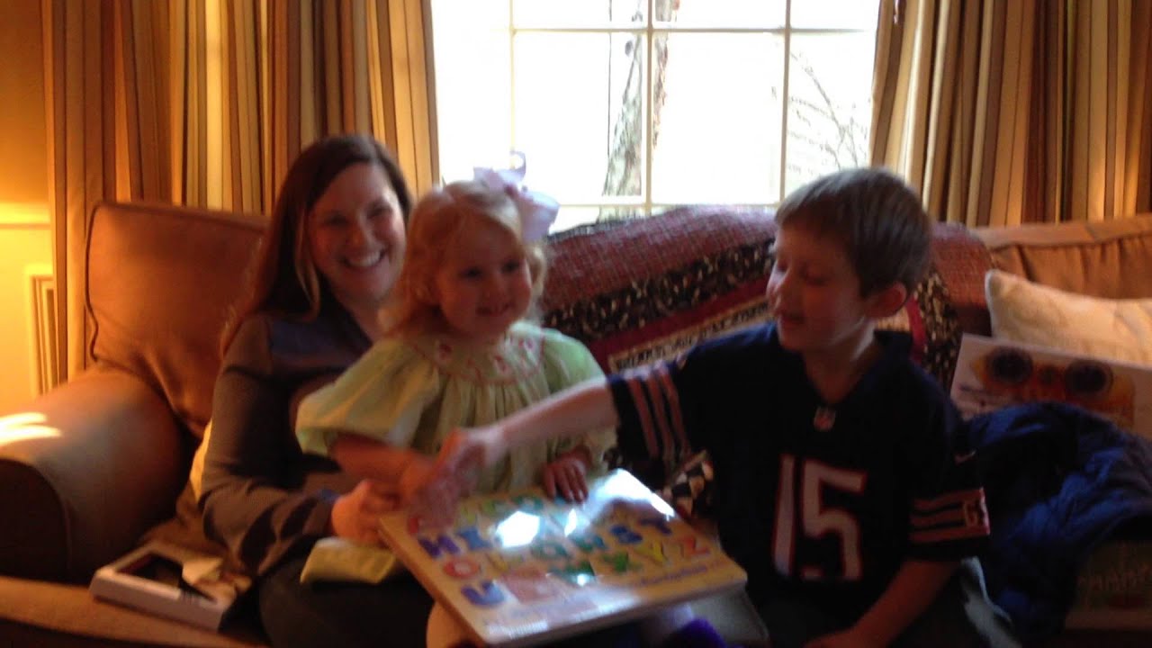 Addison loves her puzzle and so does the crowd! We all miss you and ...