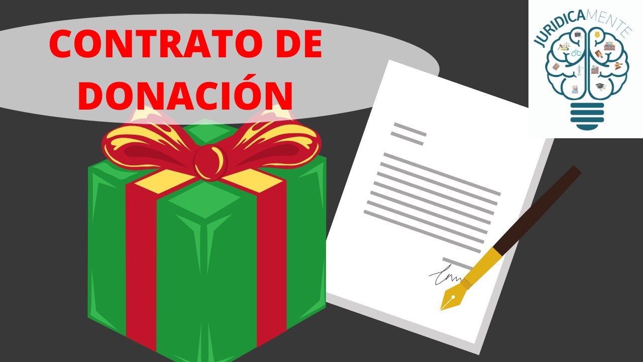 EL CONTRATO DE DONACIÓN - YouTube