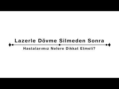 Dövme Silme Sonrası Dikkat Edilmesi Gerekenler