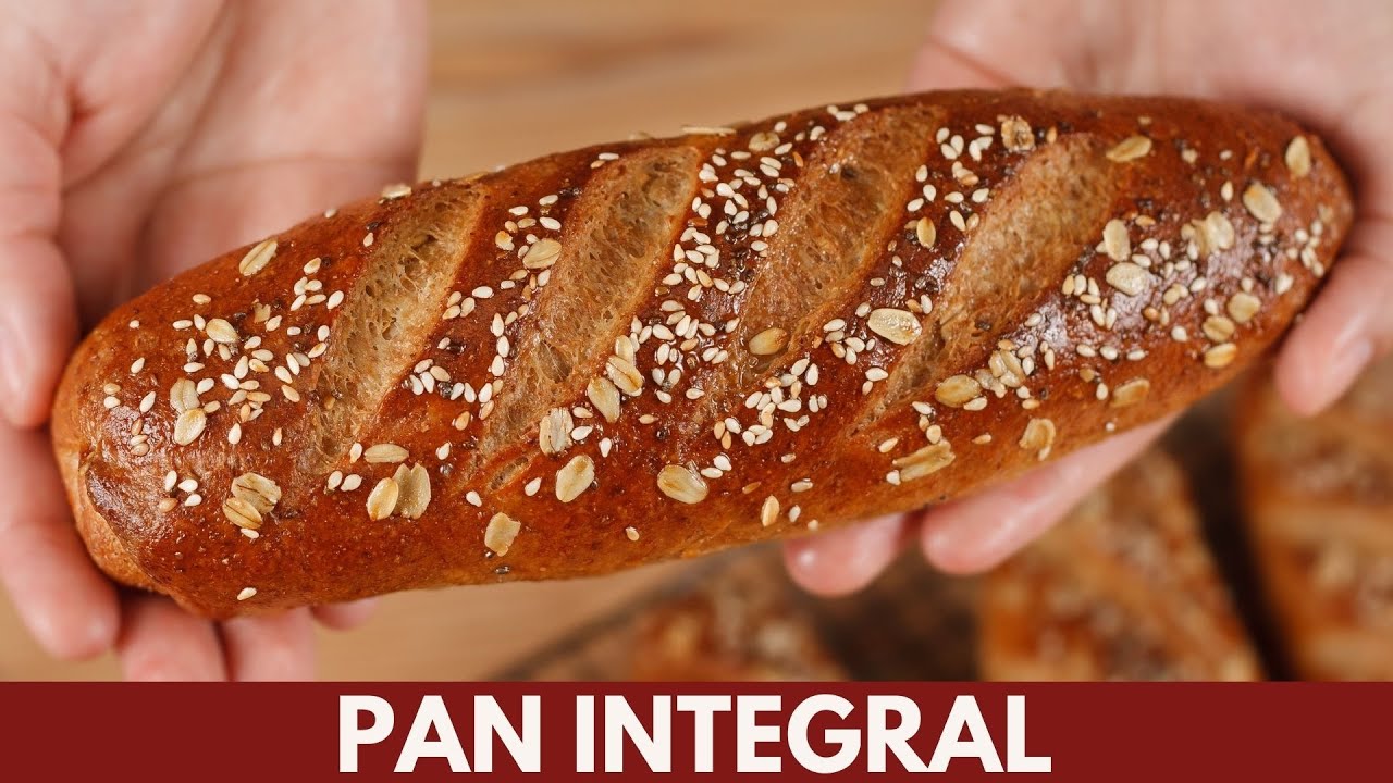 Pan Integral Casero, el Pan de Barra Integral mas delicioso que vas a ...