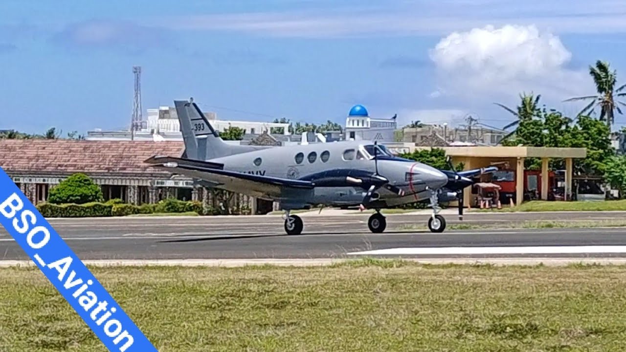 Philippine Navy C90 At Basco Airport (4/21/22) - YouTube