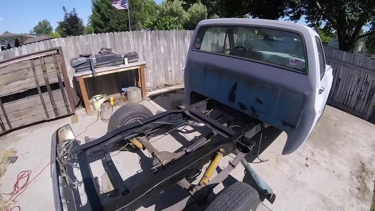 C10 project part 4, getting frame worked on - YouTube