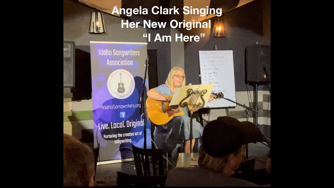 Angela Clark Singing Her New Song - "I Am Here" at Idaho Songwriter's ...