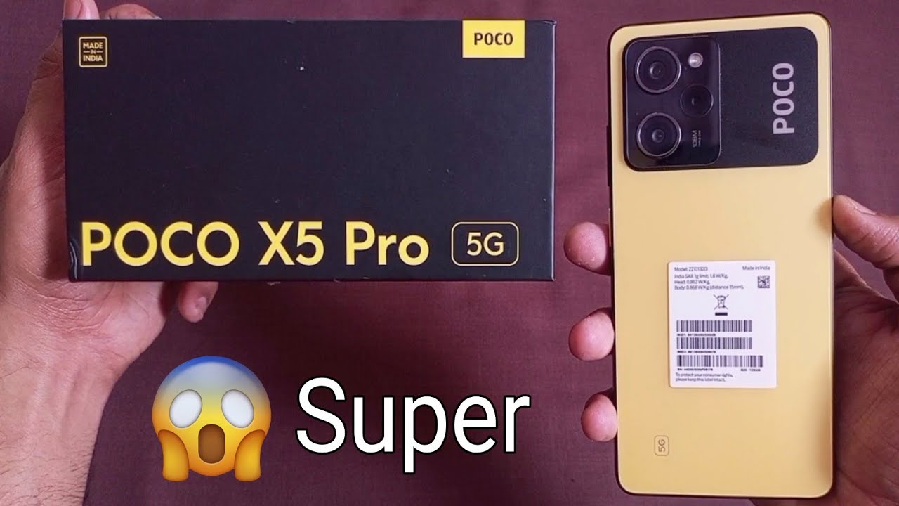 POCO X5 Pro 5G Unboxing & Review || 6+128GB ( Yellow Colour ) - YouTube