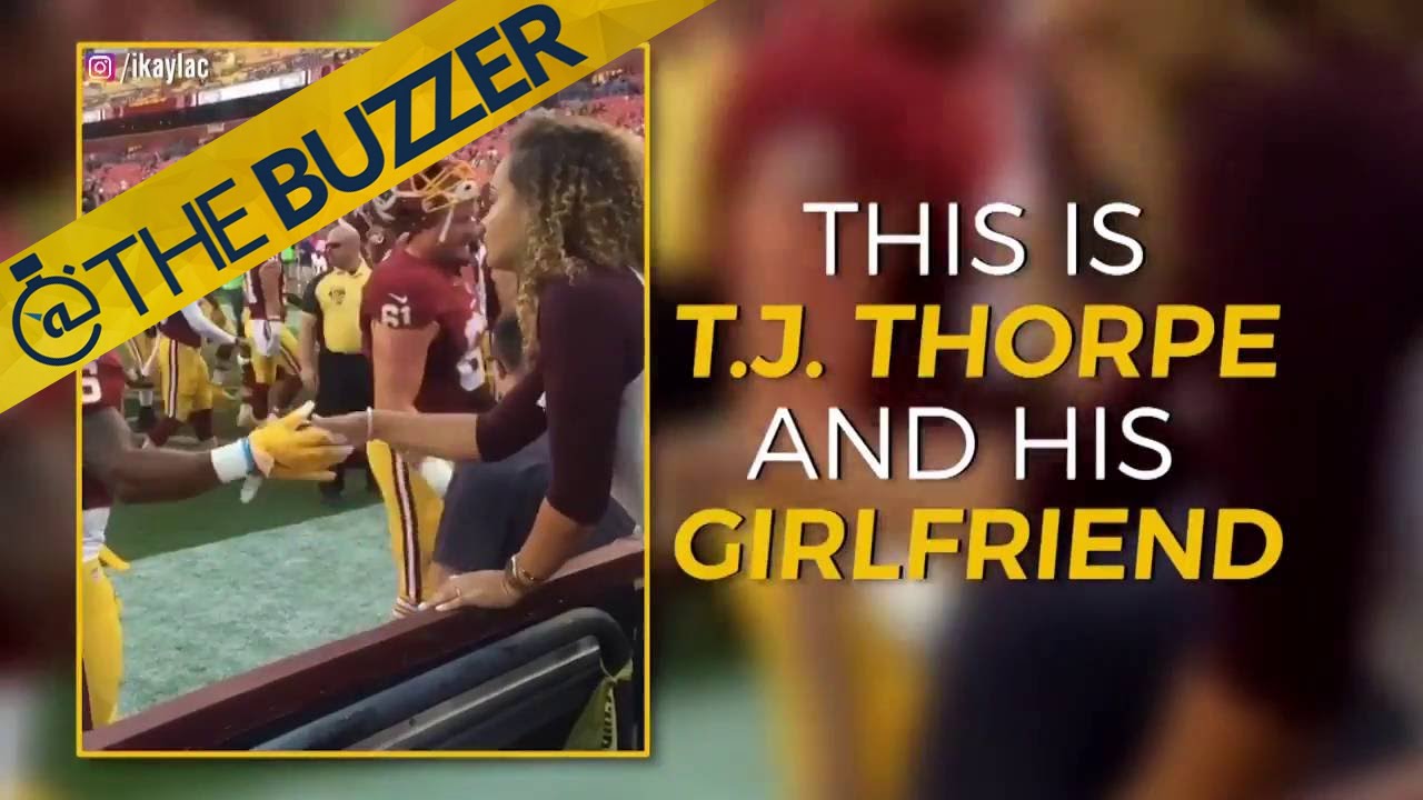Washington's T.J. Thorpe and his girlfriend have the cutest routine ...