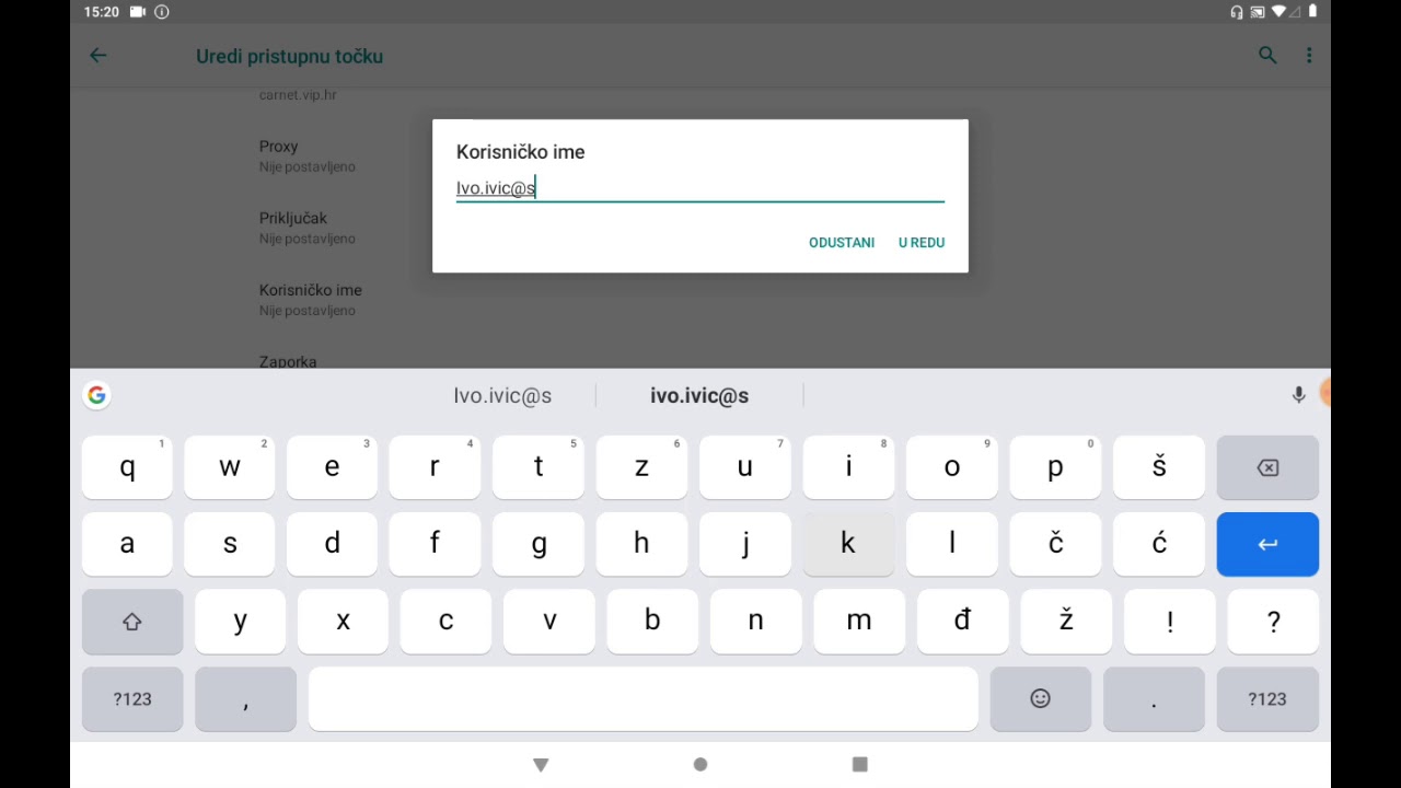 Namještanje APN postavki, tableti Škola za život - YouTube
