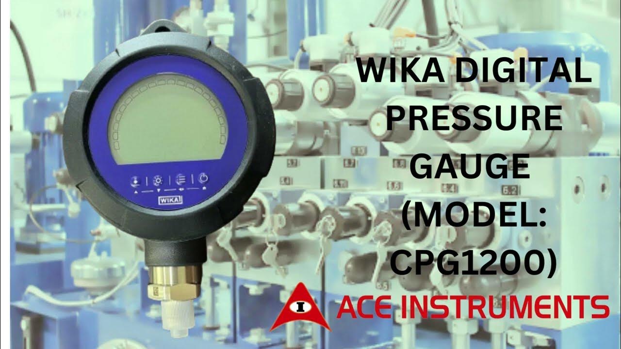 WIKA Digital Pressure Gauge CPG1200 - YouTube