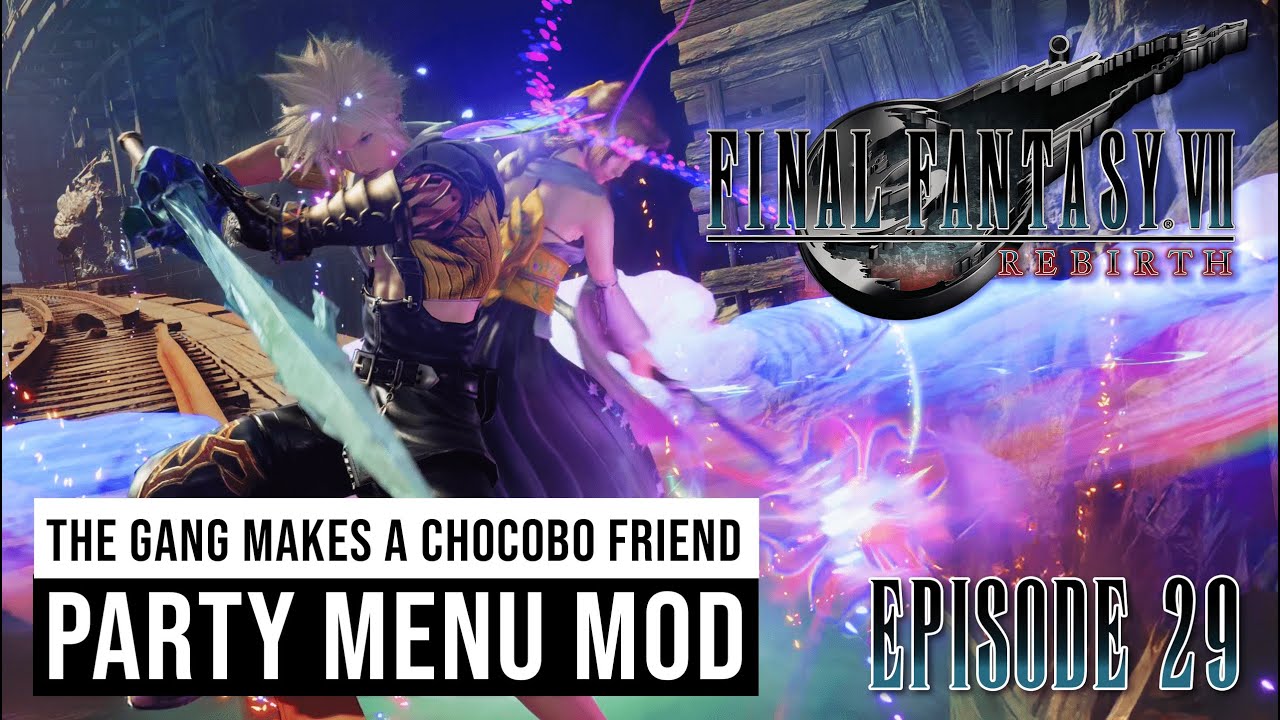 Final Fantasy VII Rebirth - It's Cloud, But Cute! - Episode 29 - Party ...