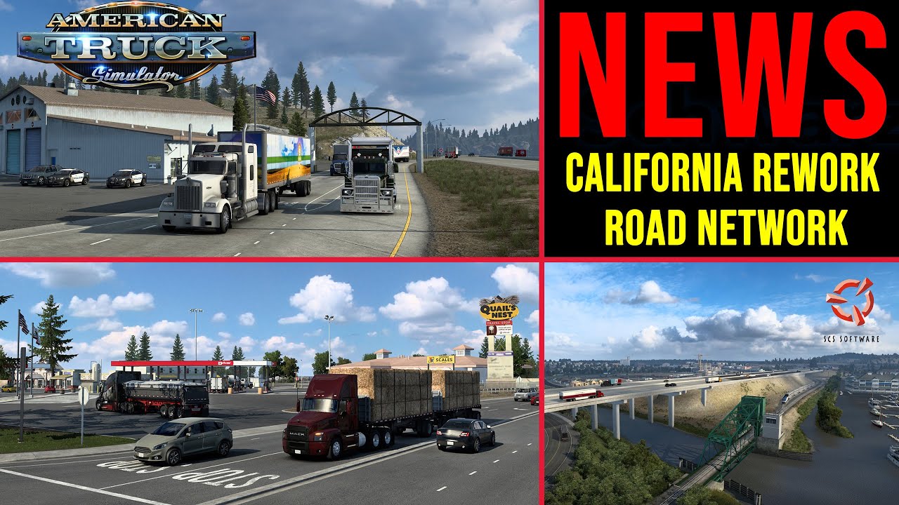 ATS NEWS 🚨 California Rework - Road Network #1 ᐅ Neues Straßennetz ...
