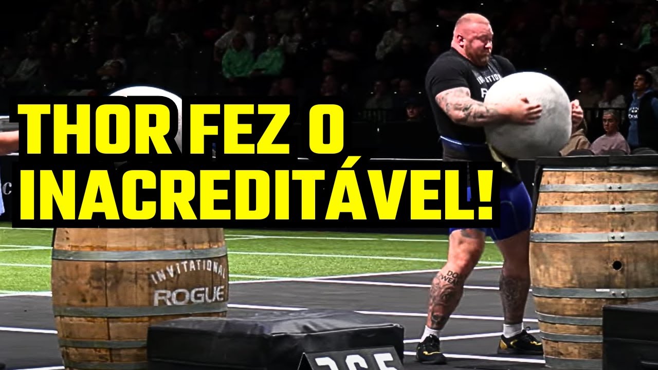HAFTHOR BJORNSSON TEM PERFORMANCE ÉPICA EM CAMPEONATO DE STRONGMAN ...