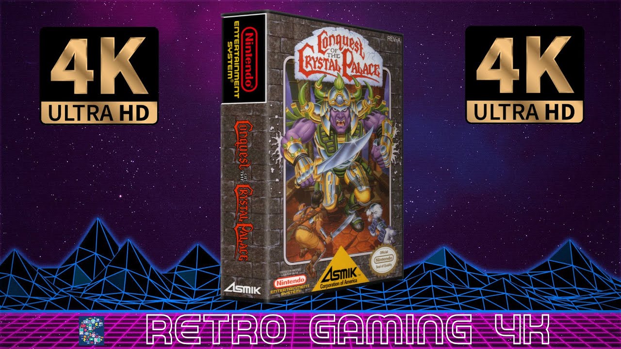 Conquest of the Crystal Palace (1990) NES retro video game intro / demo ...